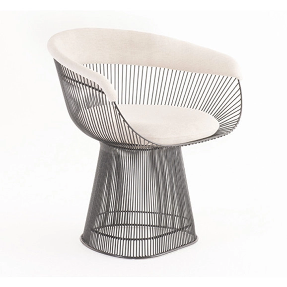 Cadeira Platner Inox - Design & Mais